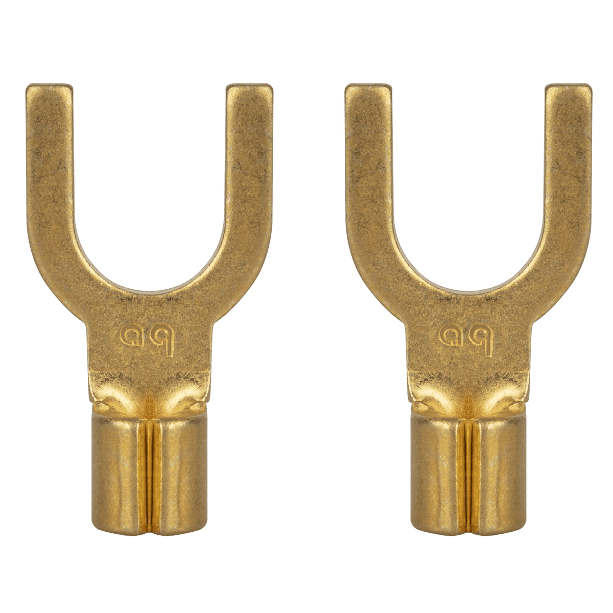 AudioQuest 1056 Spade Connectors – Fits 5/16" Binding Posts (Supports ...