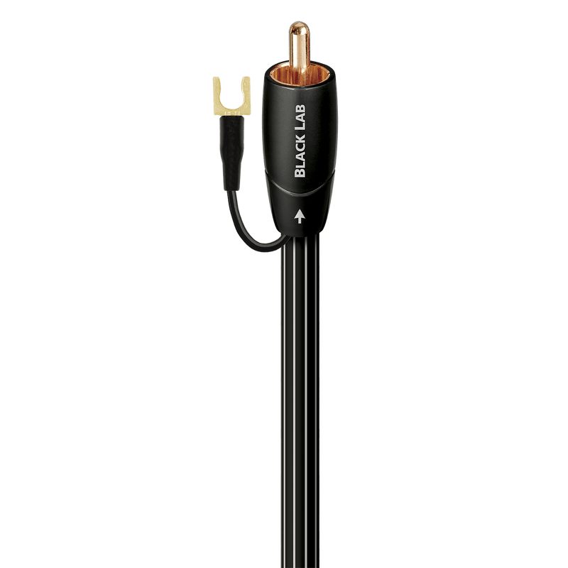 AudioQuest Recertified 2m Black Lab RCA Low-Frequency Subwoofer Audio ...