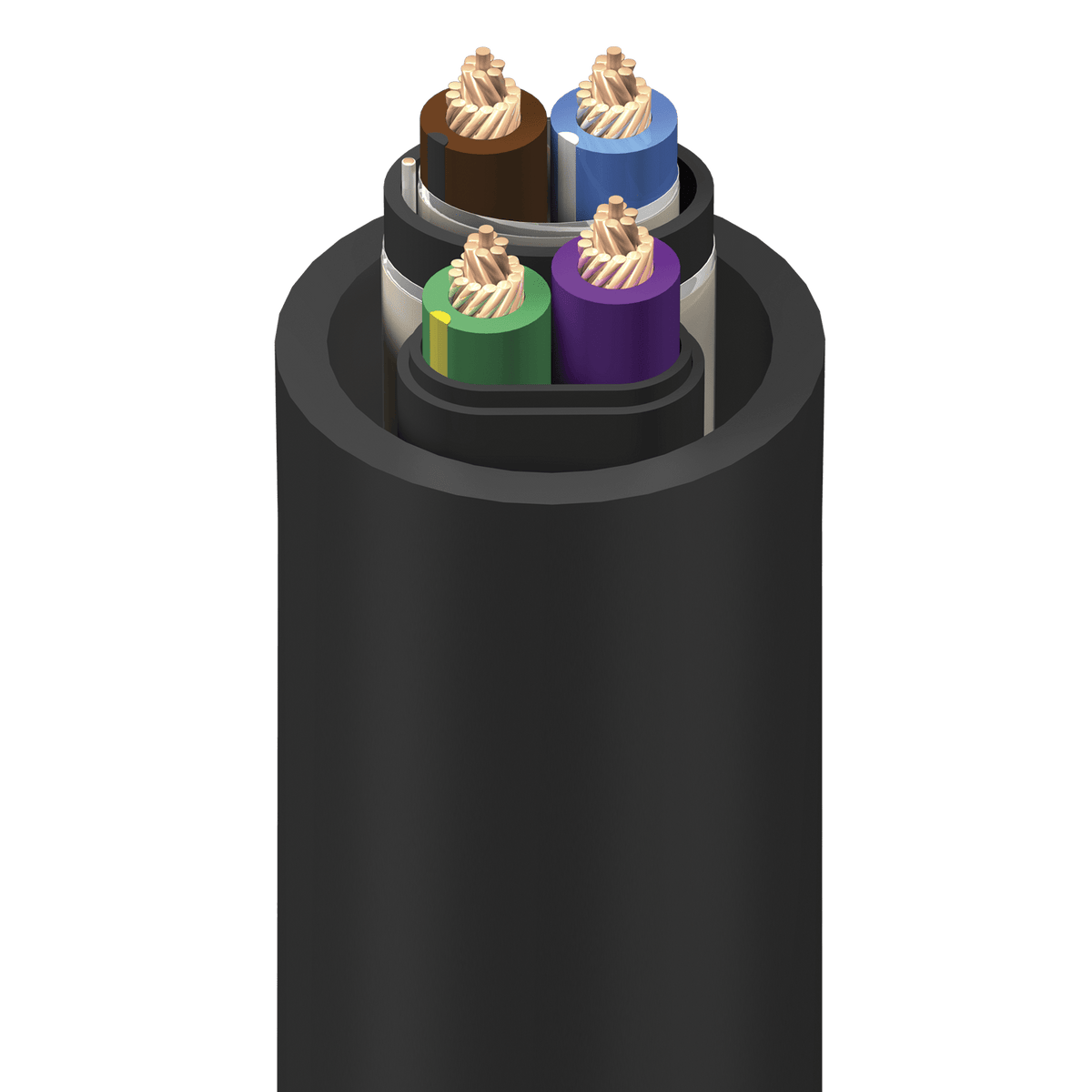 AudioQuest 50m Mistral Power Cable - 50M (164') Bulk Spool - x > x