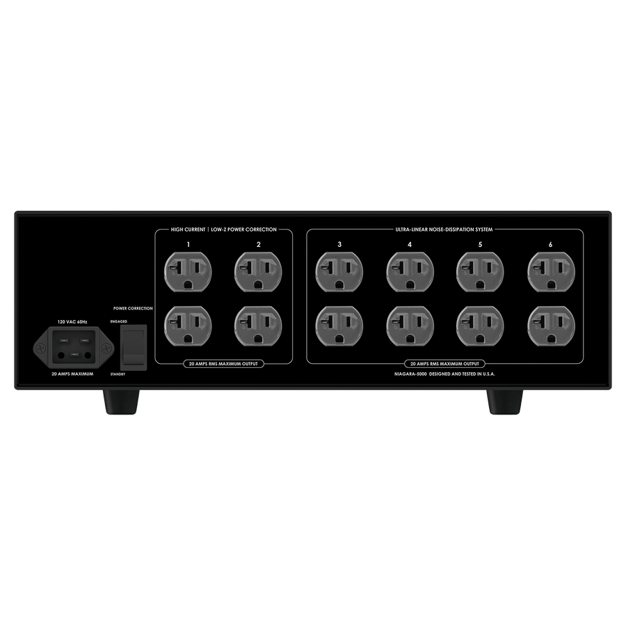 AudioQuest Niagara 5000 12-Outlet Power Conditioner w/ Linear Noise ...