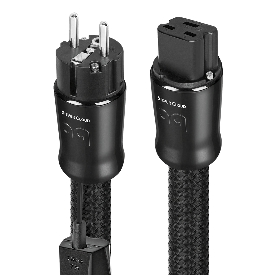 AudioQuest 1m Silver Cloud XTRM Power Cable - 1 x C13 > 1 x 3-Prong ...