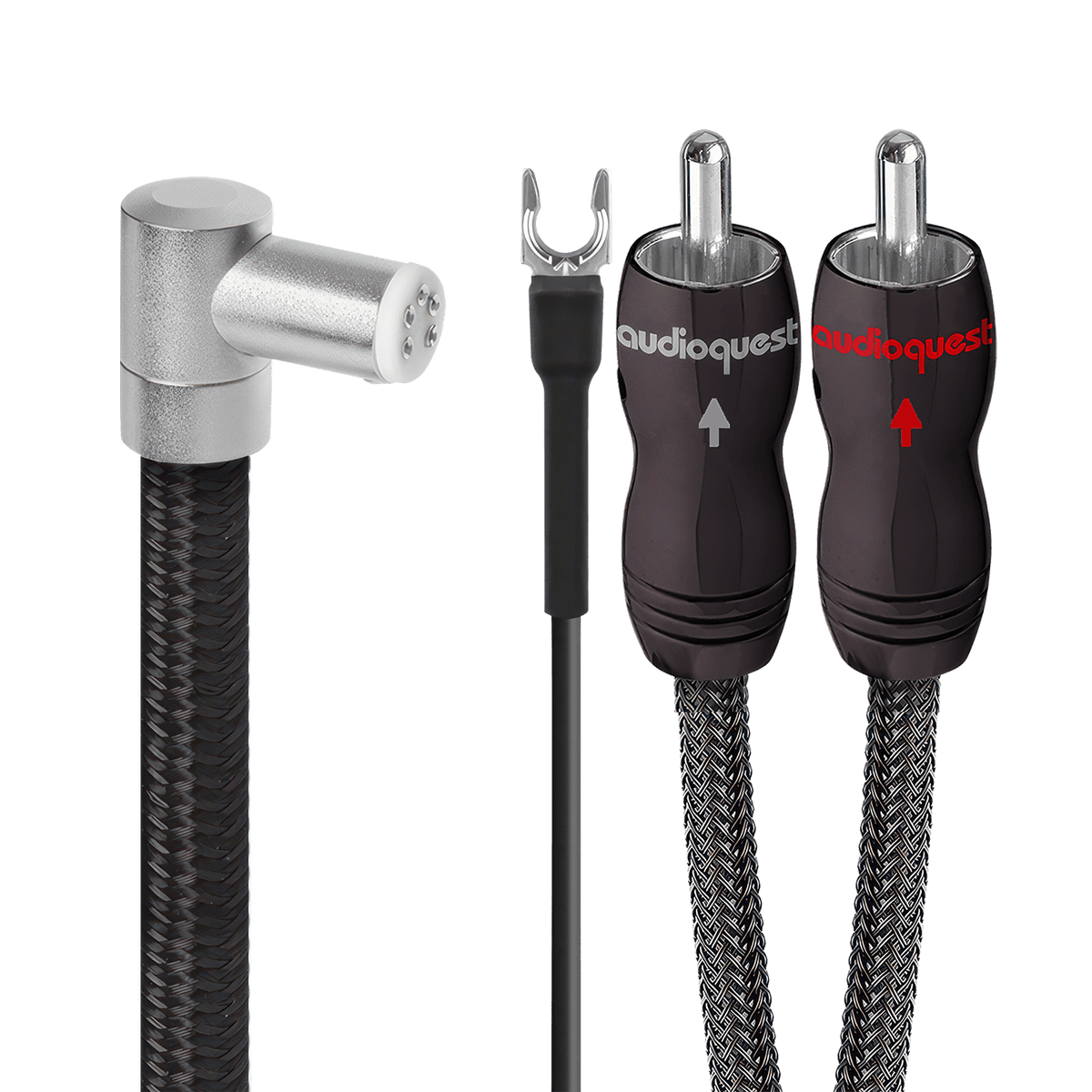 AudioQuest 1.2m WEL Signature 90˚ Tonearm JIS > RCA Limited Edition ...