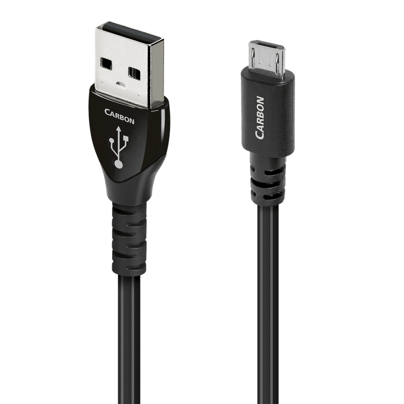 AudioQuest 0.75m Carbon USB-A > Micro B 2.0 High-Definition Audio Cable