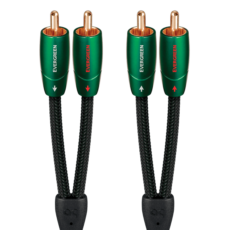 AudioQuest 0.6m Evergreen RCA > RCA Audio Interconnect Cable - Single ...