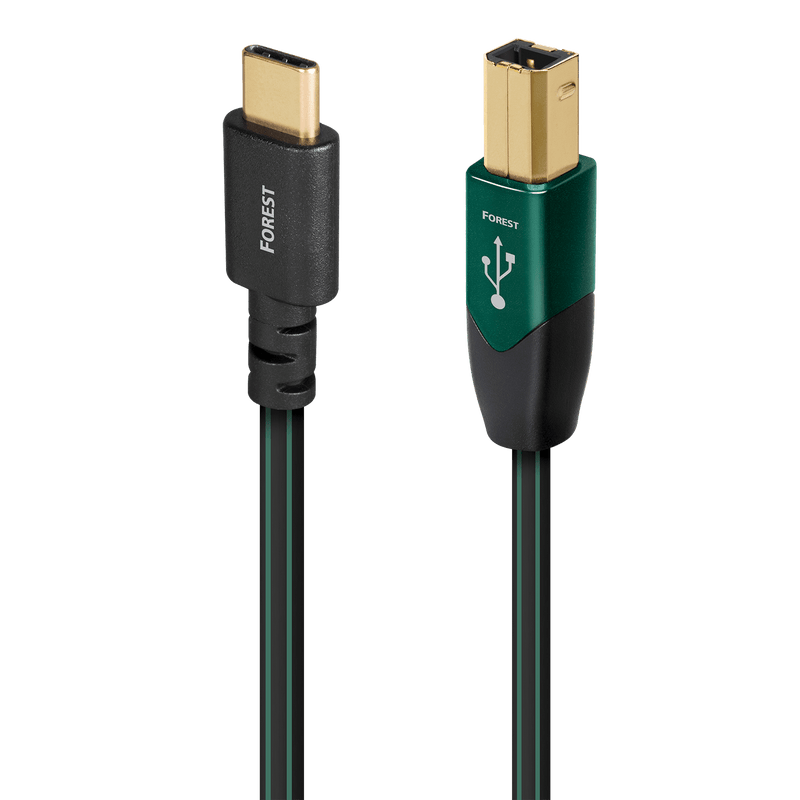 AudioQuest 0.75m Forest USB-C > B High-Definition Audio Cable