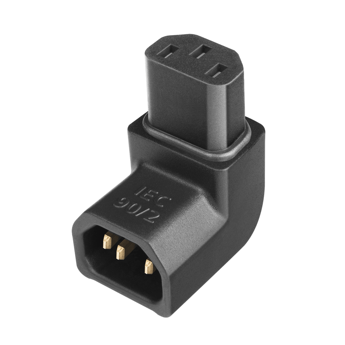 AudioQuest IEC90˚/2 Adaptor - Female C13 > Male C13 IEC
