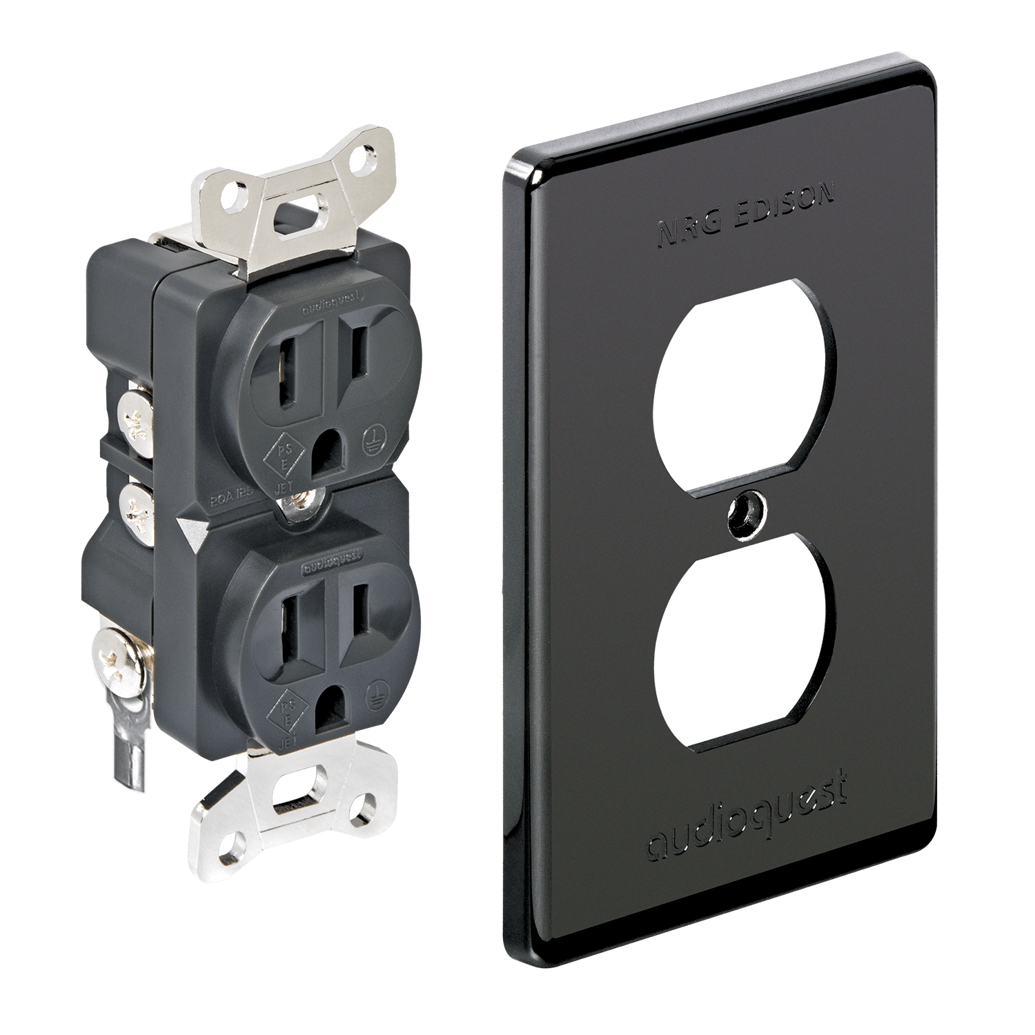 AudioQuest NRG Edison 15 Amp Duplex Wall Outlet - 15 Amp