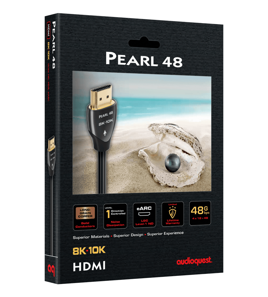 AudioQuest 0.6m Pearl 48 2.1 HDMI Cable - 8K/10K Ultra HD, Gaming, High ...