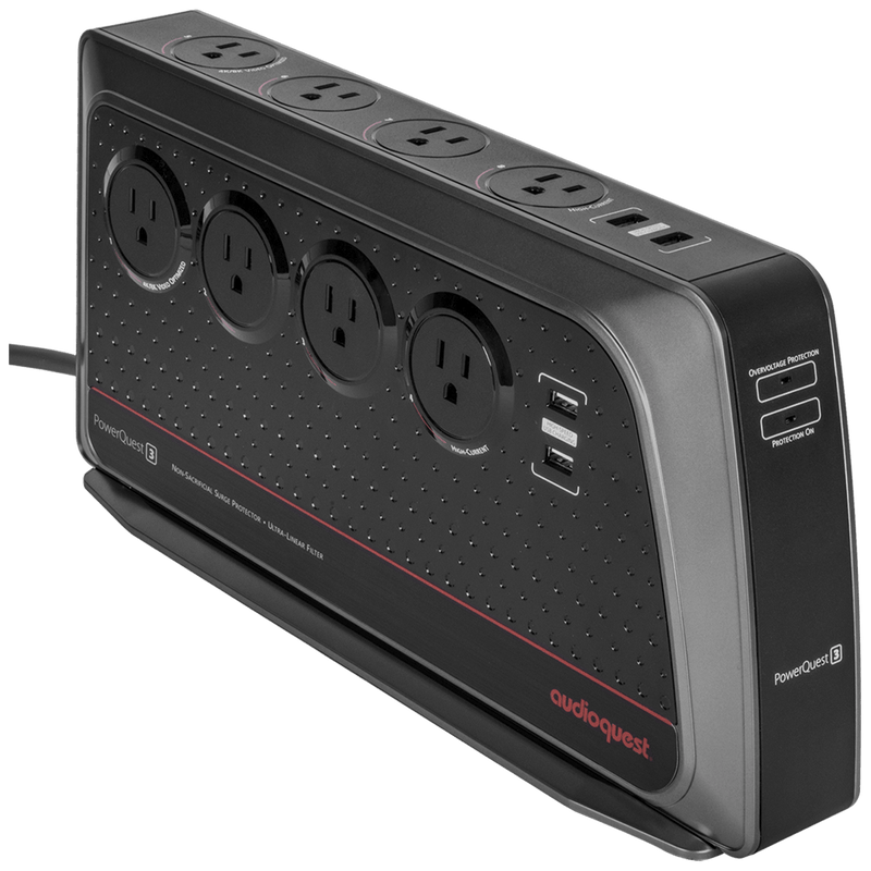 AudioQuest PowerQuest 3 8-Outlet Power Conditioner & Non-Sacrificial ...