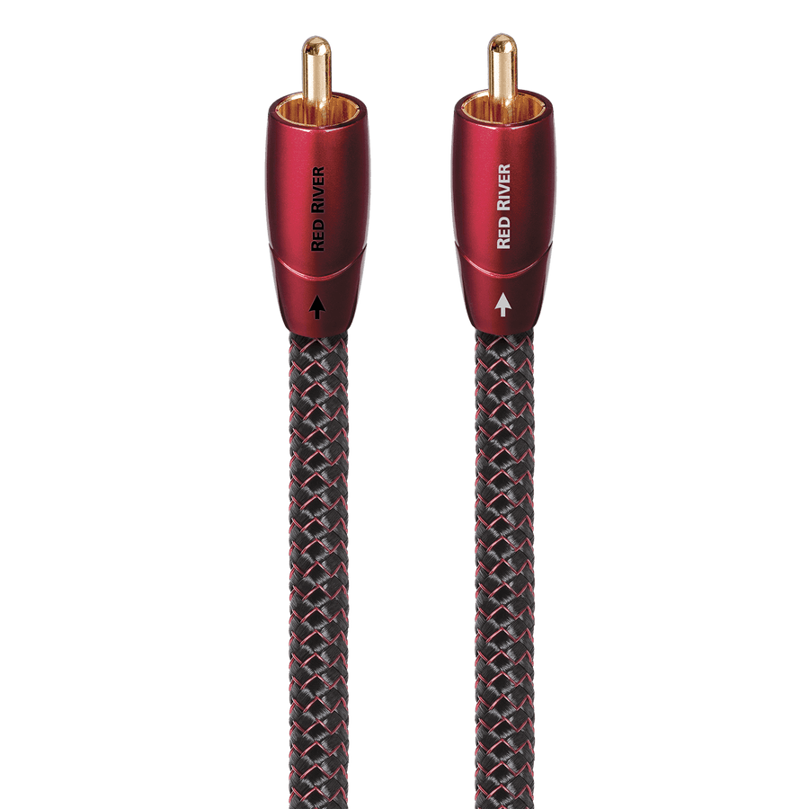 AudioQuest 0.5m Red River RCA > RCA Audio Interconnect Cable - Pair - 1 ...
